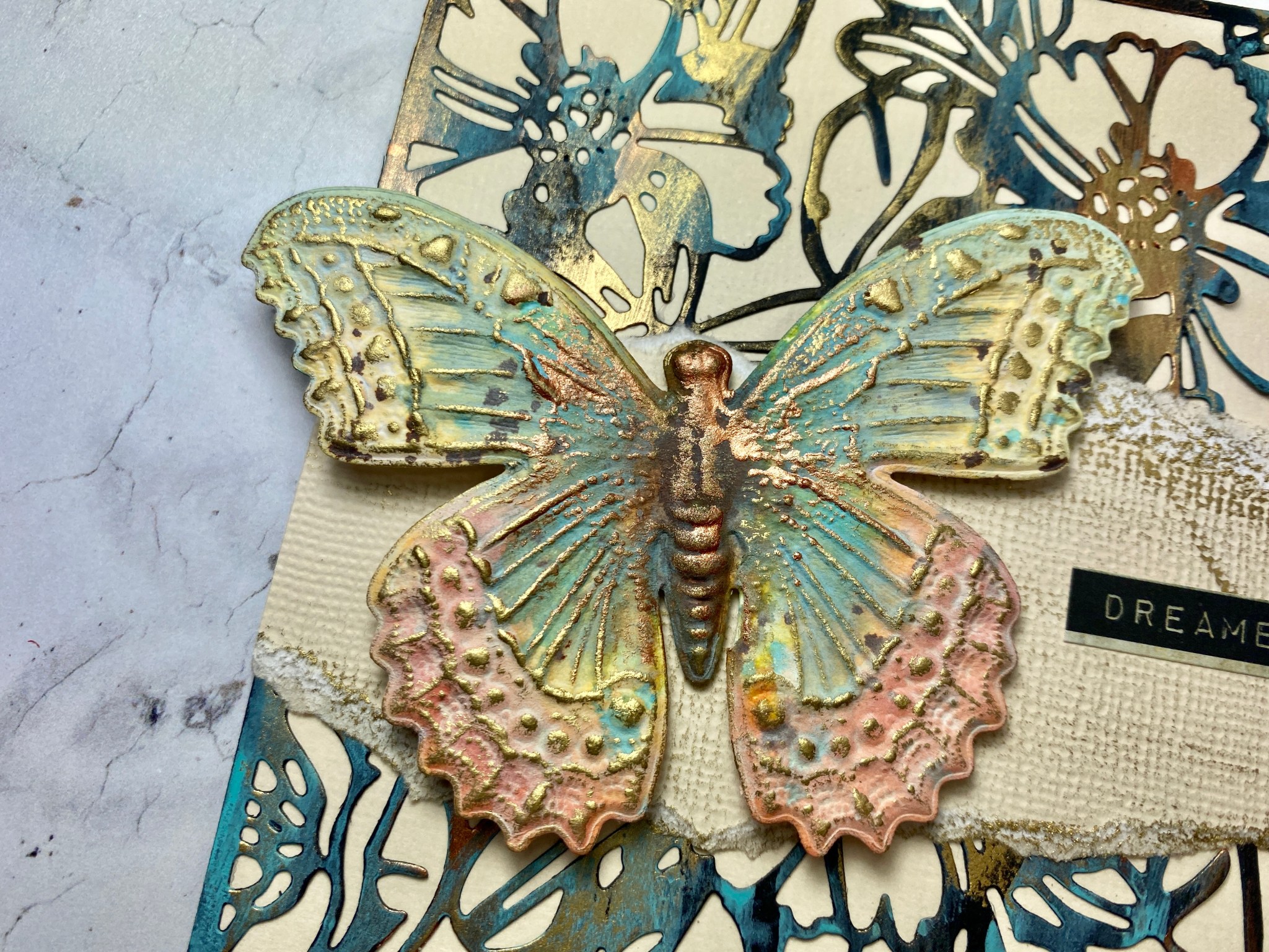 Sizzix Tim Holtz Butterfly Impresslit – Sharon Curtis